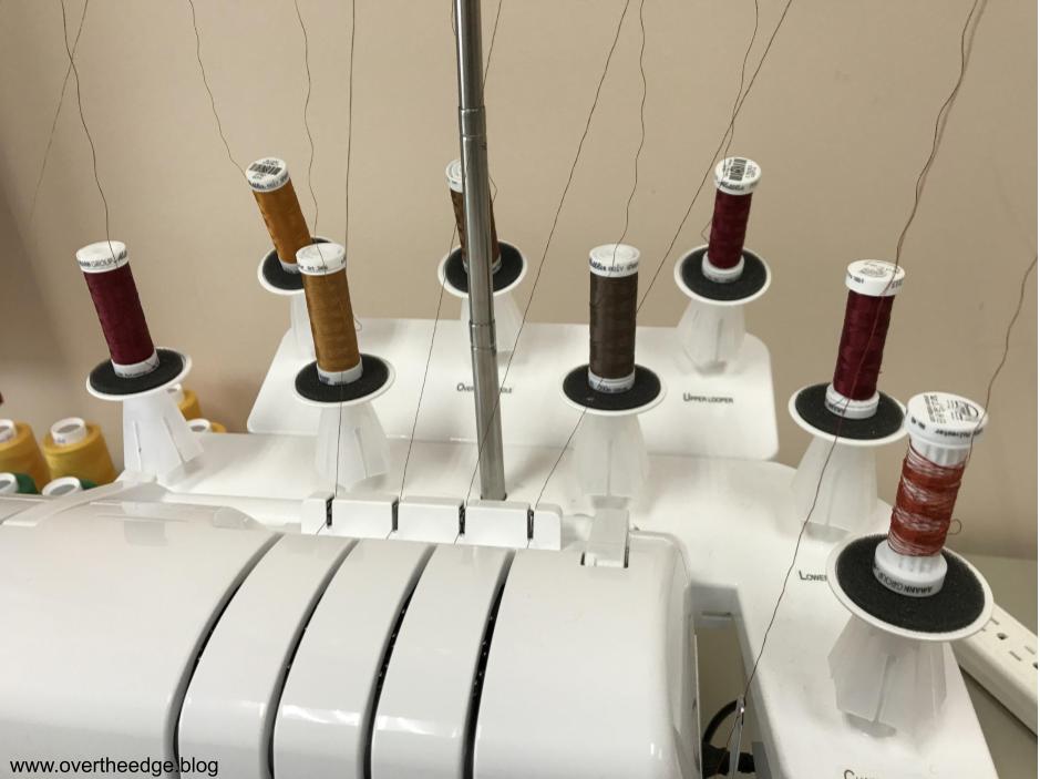 Serger Roses - over the edge