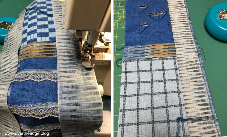 National Quilting Month: Texture Quilting with your Serger - over the edge