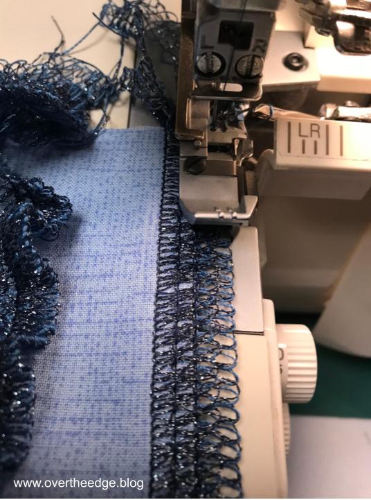 National Quilting Month: Texture Quilting with your Serger - over the edge